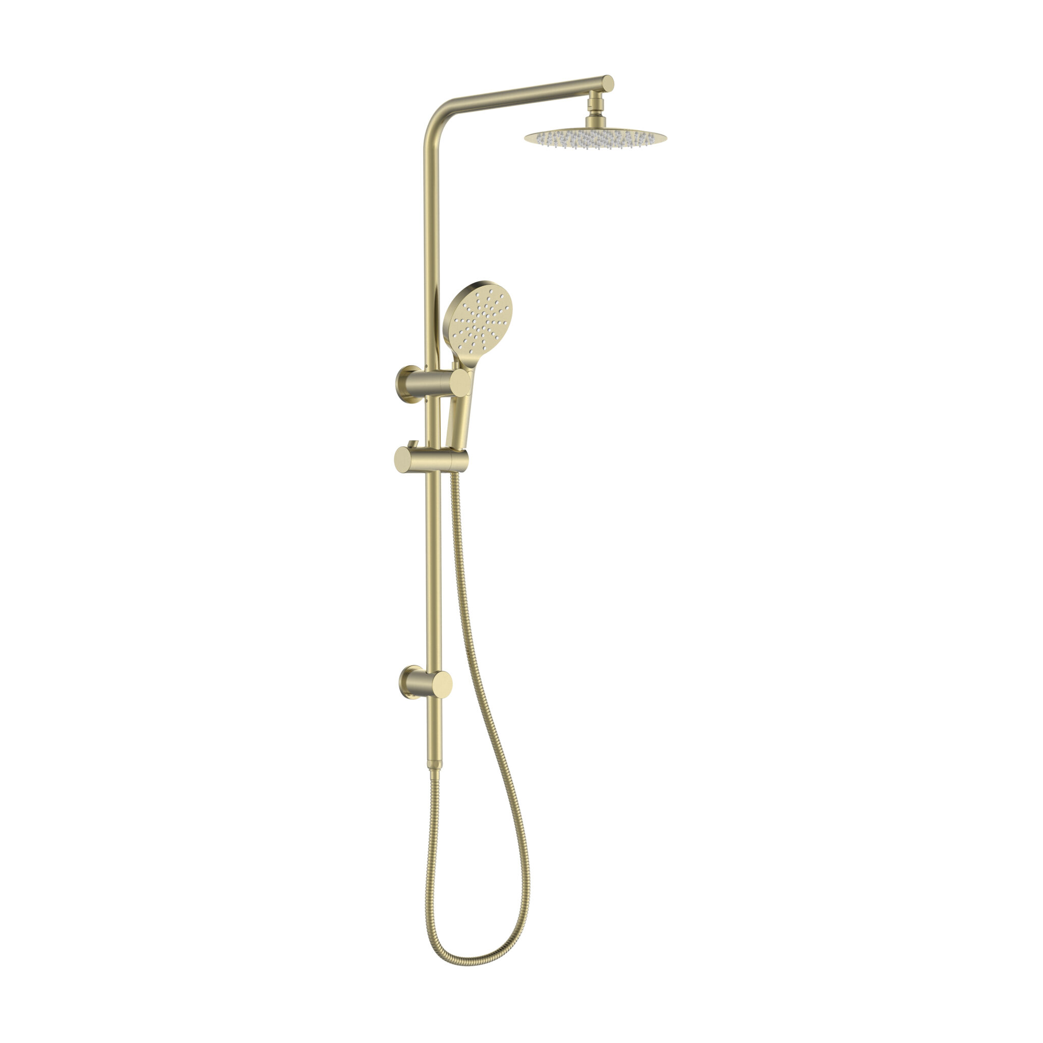 ROUND SHOWER SET (BRUSHED BRASS) – Kajaria Tiles Australia/ QBISA
